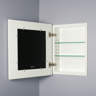 Fox Hollow Furnishings 13" W x 16" H Recessed Framed Medicine Cabinet ...