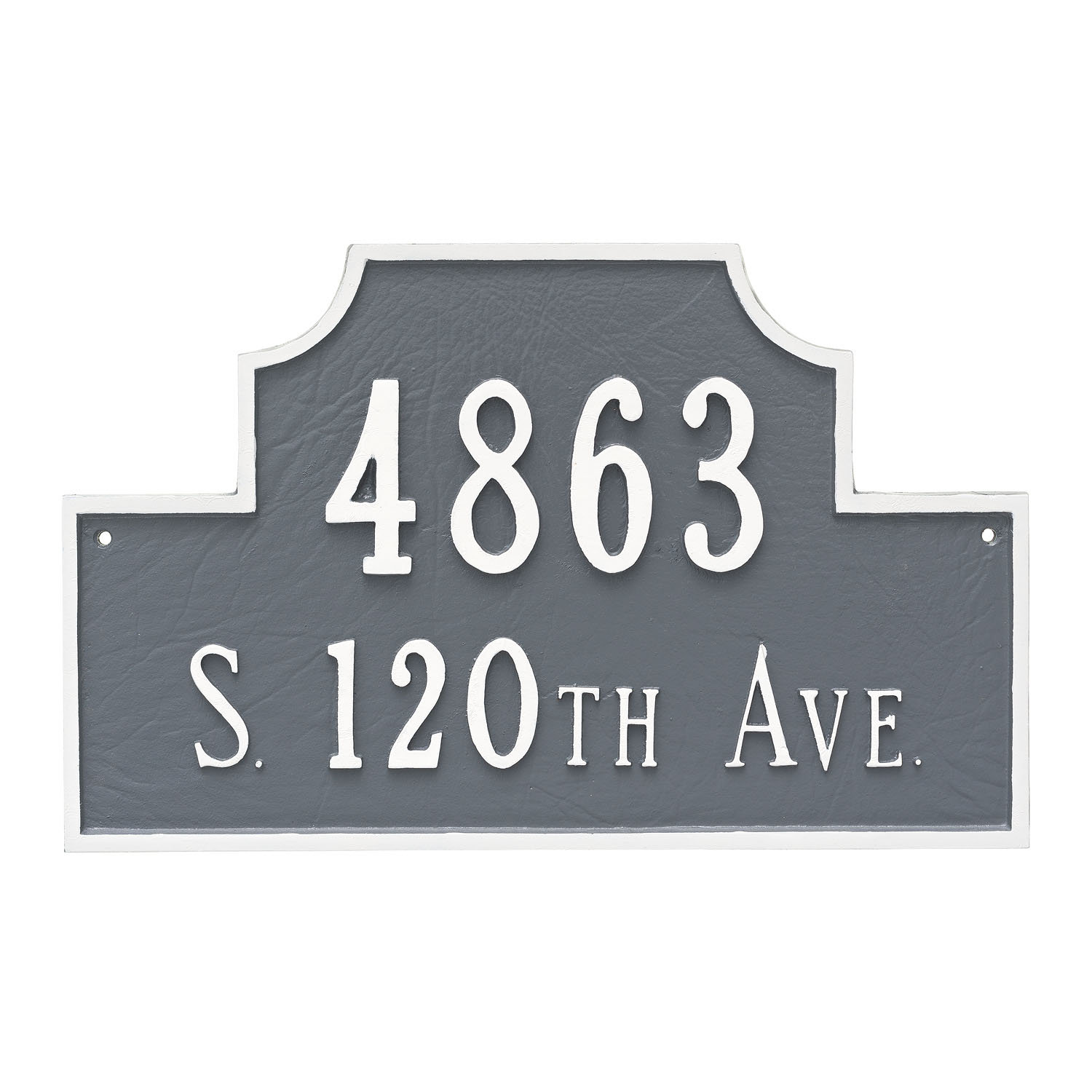 Montague Metal Products Inc. Beckford 2 Line Address Plaque | Wayfair