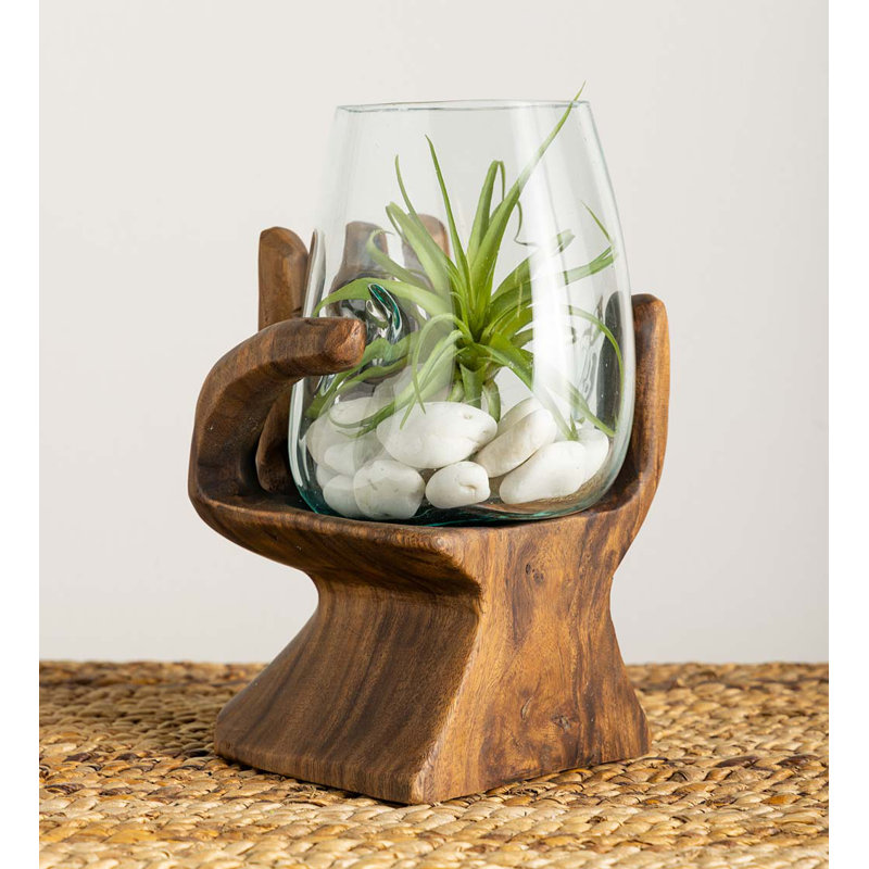 Trinx Handmade Glass Table Vase | Wayfair