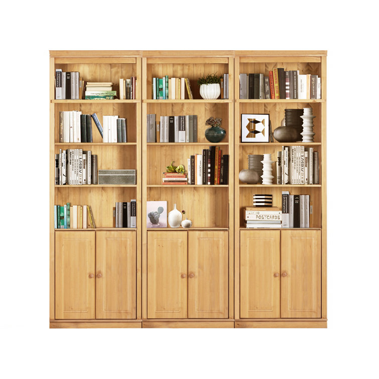Rosalind Wheeler Delbis 223cm H x 222cm W Library Bookcase | Wayfair.co.uk