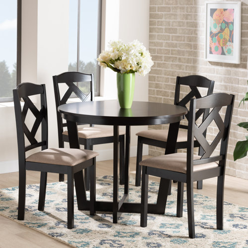 5 Piece Round Kitchen & Dining Room Sets & Tables You'll Love | Wayfair