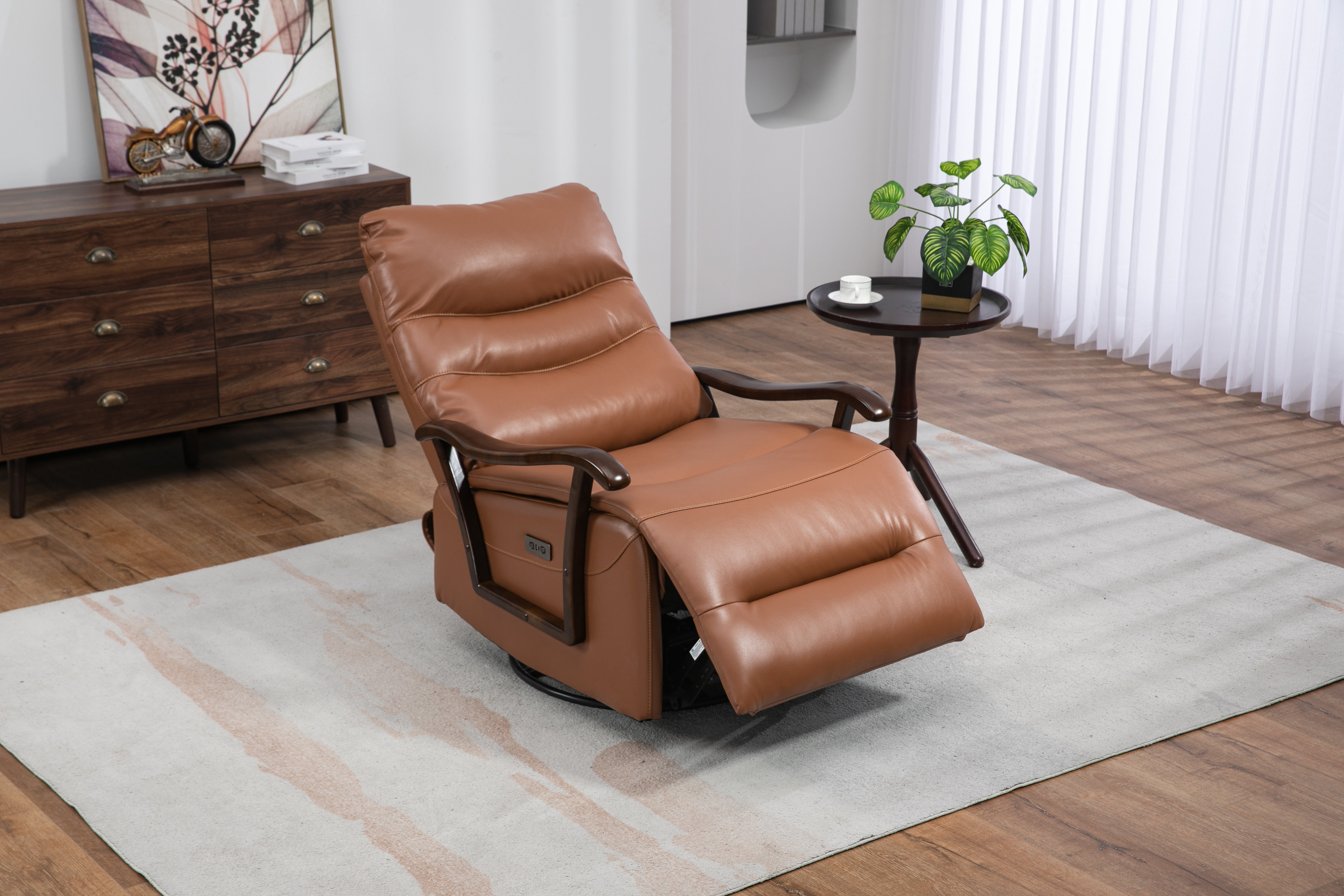 Red Barrel Studio® Oganes 31.5'' Wide Faux Leather Recliner & Reviews ...