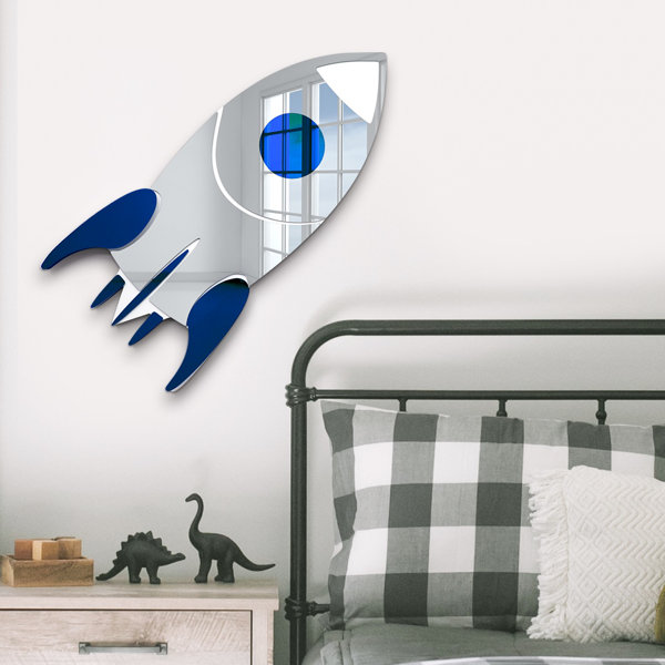 Zoomie Kids Rocket Ship Space Wall Decor | Wayfair