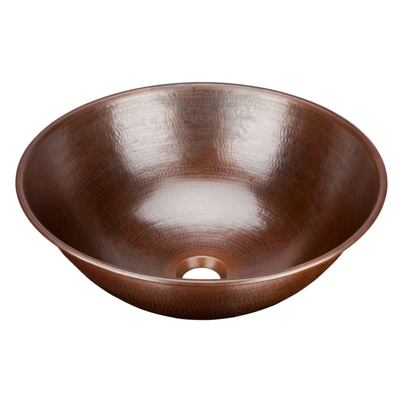 Sinkology Hubble 16" Vessel Bathroom Sink in Copper & Reviews | Wayfair