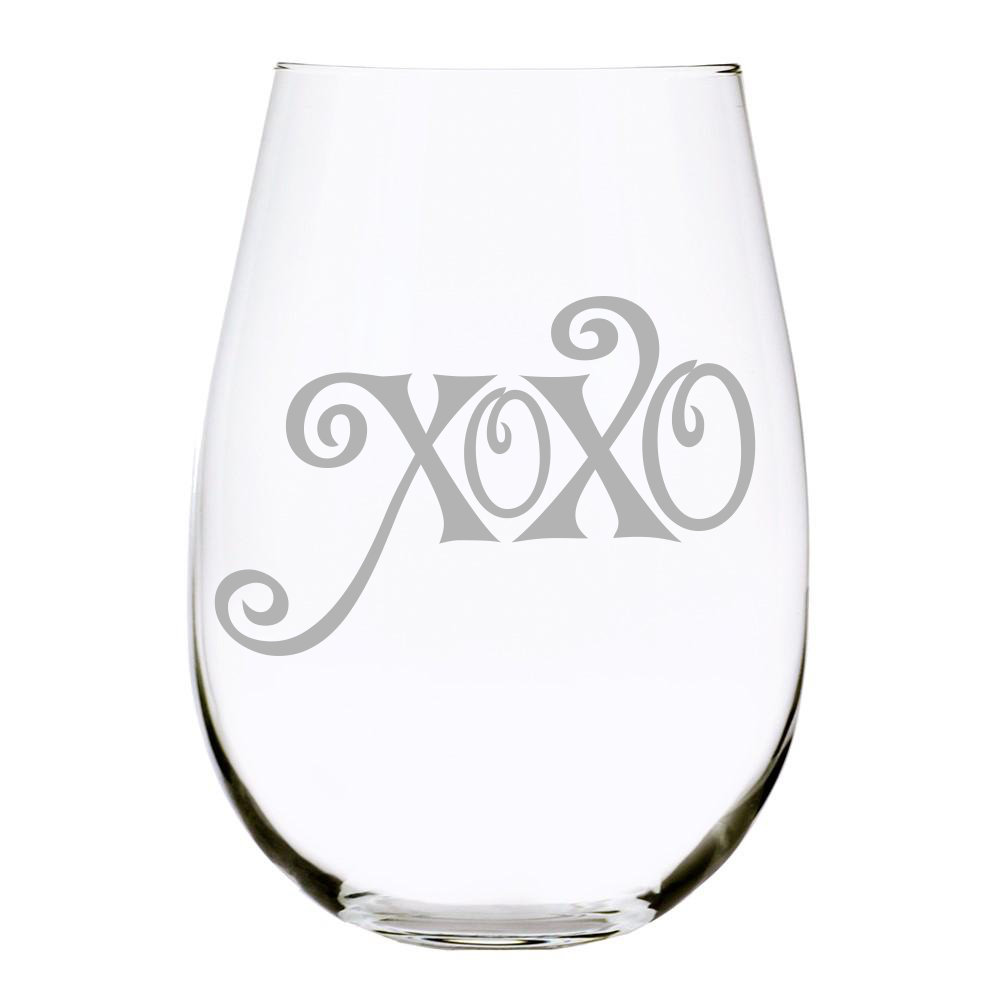 Red Barrel Studio XoXo Stemless Wine Glass | Wayfair