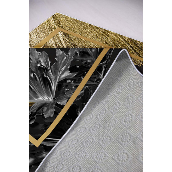 East Urban Home Rocland Toile Machine Made Flatweave Polyester Area Rug ...