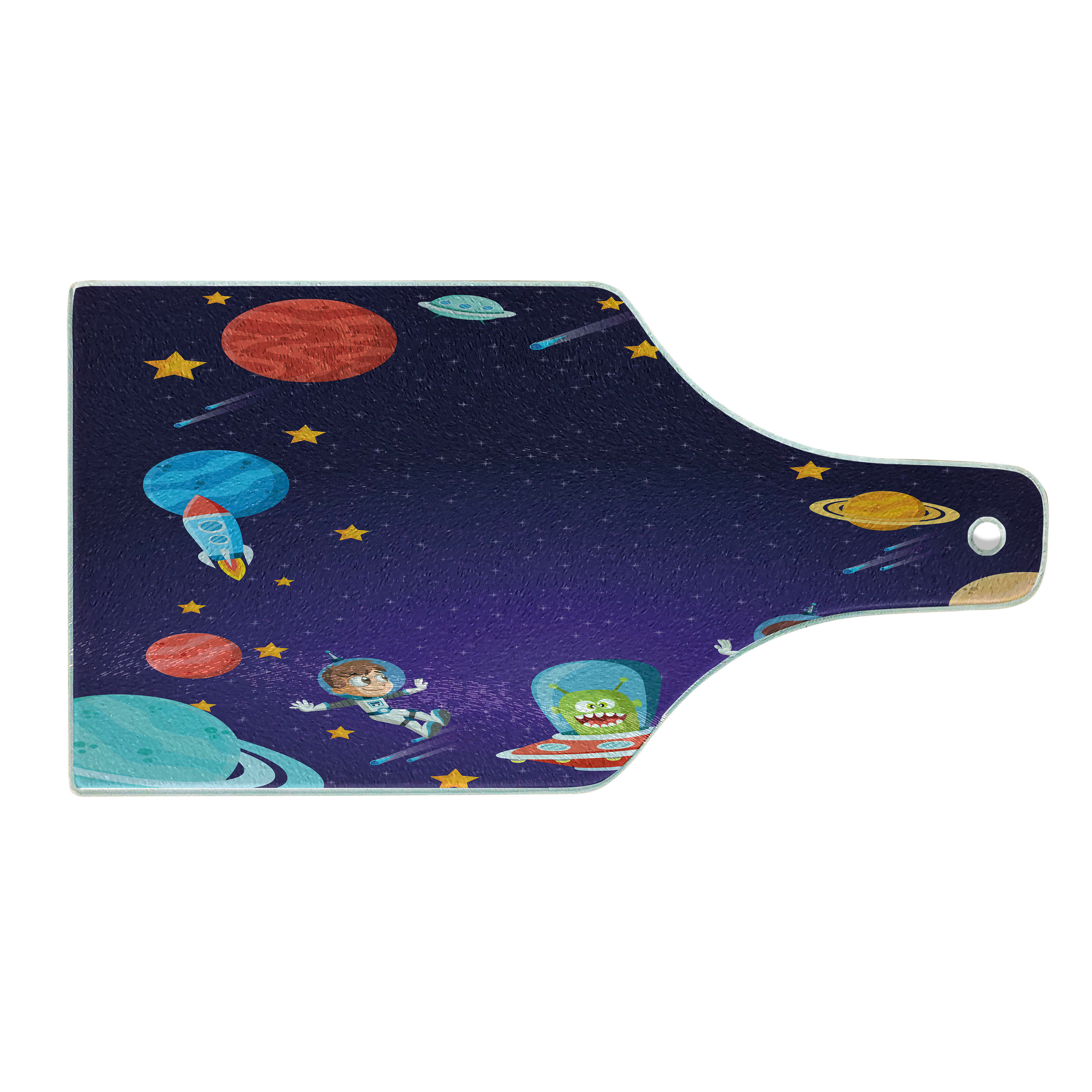 East Urban Home Glass Alien Cutting Board | Wayfair