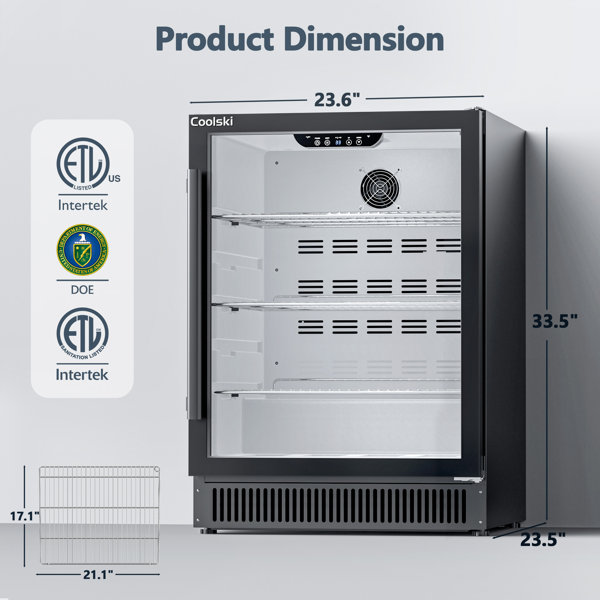 Coolski 180 Cans (12 oz.) 5.3 Beverage Refrigerator & Reviews | Wayfair