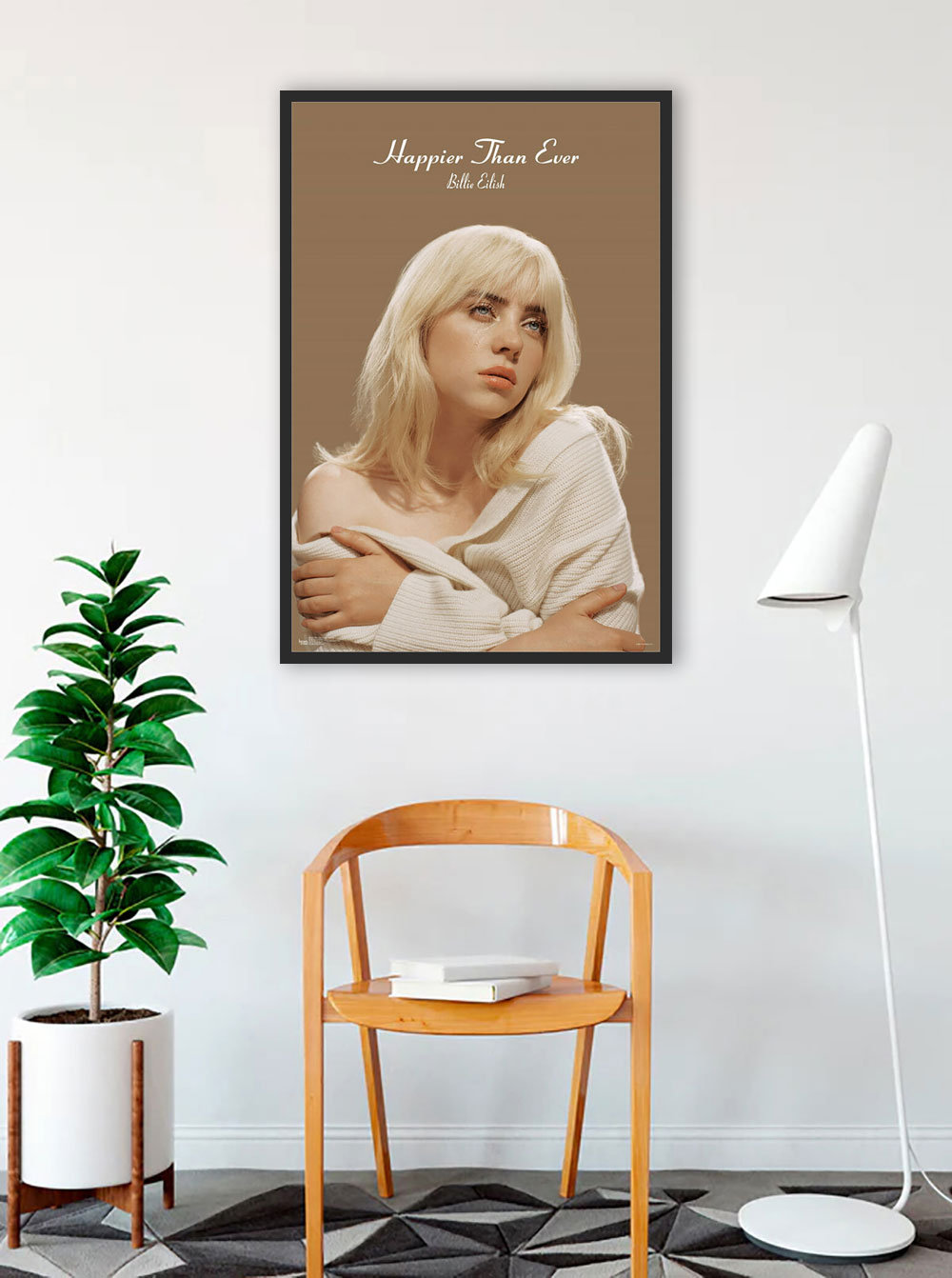 Ebern Designs Happier Than Ever Framed On Poster Paper by Billie Eilish ...
