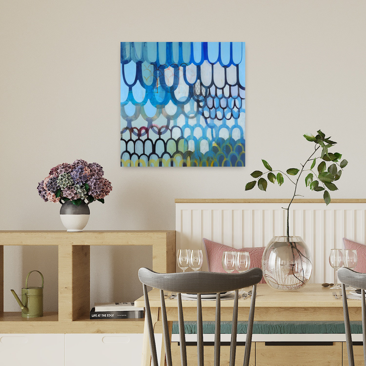 Latitude Run® Undulations Abstract Contemporary Art | Wayfair