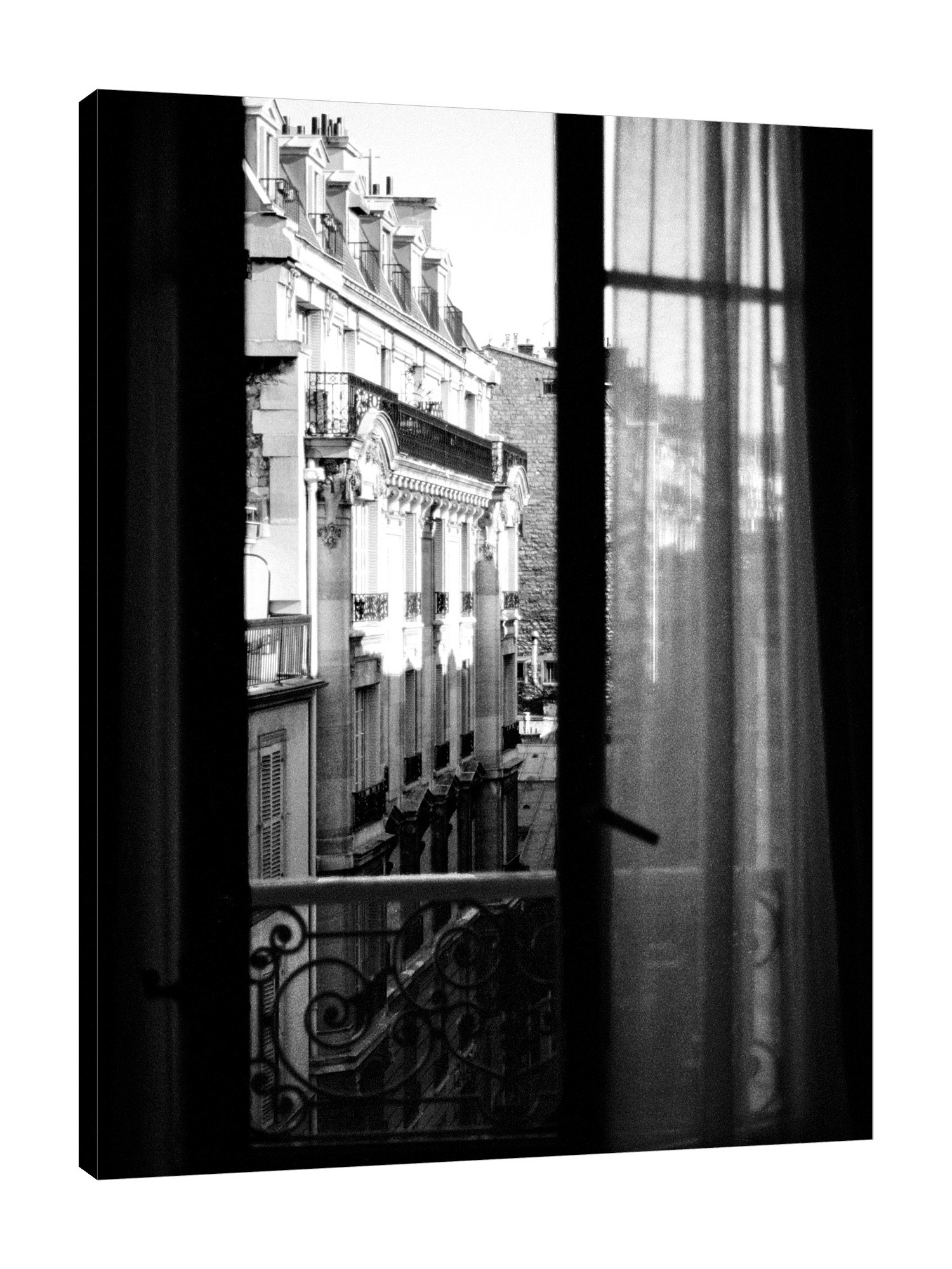 Jaxson Rea Paris Hotel Window by Jeff Pica - Wrapped Canvas Photograph ...