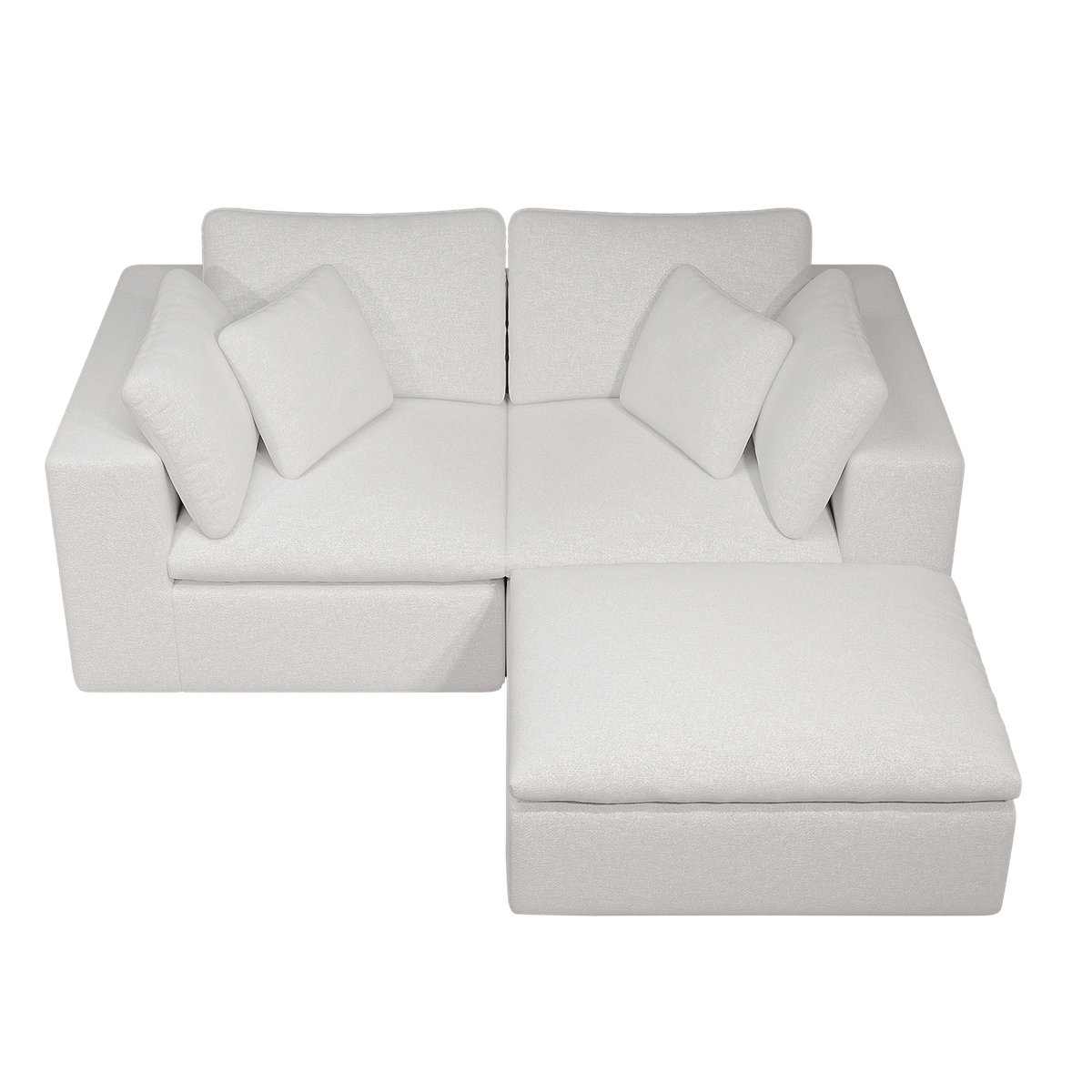 Latitude Run® 78.8*68.9"Modular Sectional Sofa Seat,Upholstered ...