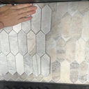 Bloom Stone 2" x 6" Marble Honeycomb Mosaic Wall & Floor Tile & Reviews ...