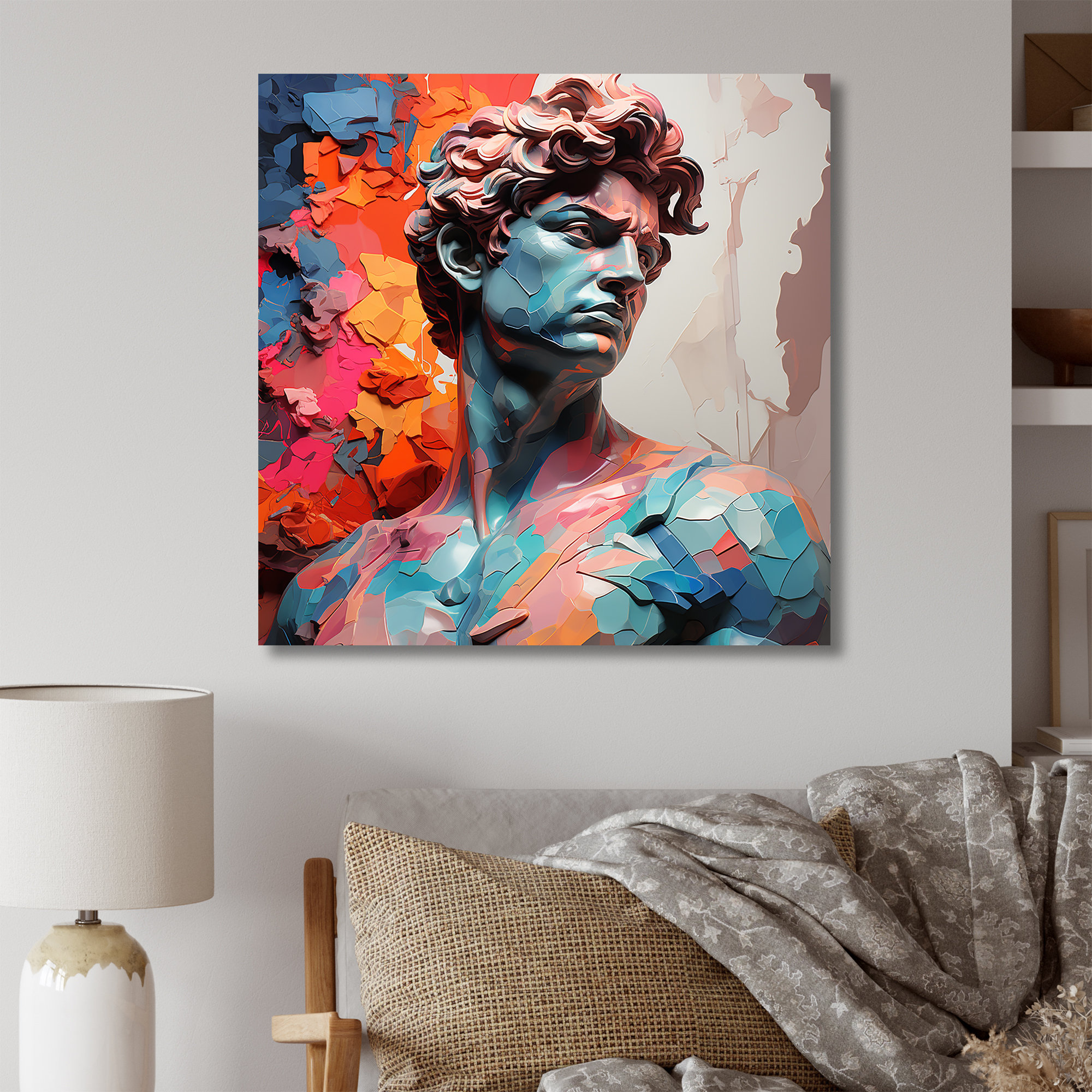 Fleur De Lis Living Classic David Statue - Classics Wall Art | Wayfair