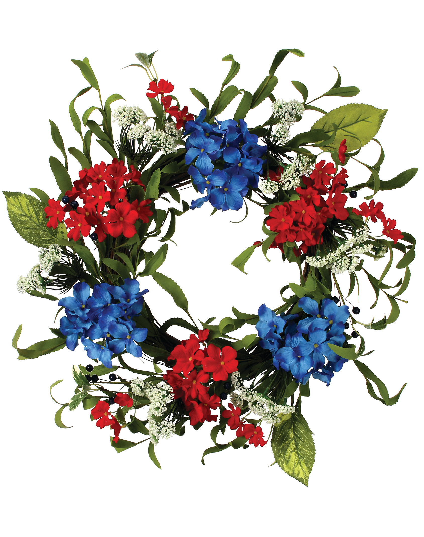 Laurel Foundry Modern Farmhouse Hydrangea Queen Anne and Berry 20 ...