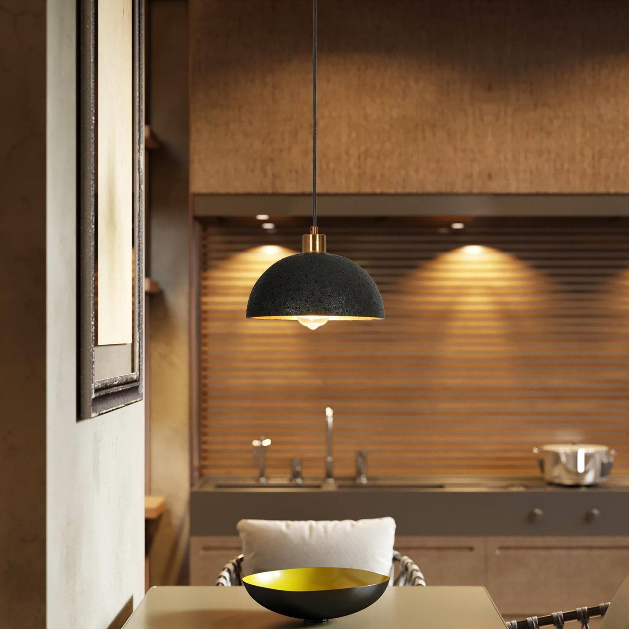 George Oliver Doby 1 - Light Unique Dome Pendant Light - Wayfair Canada