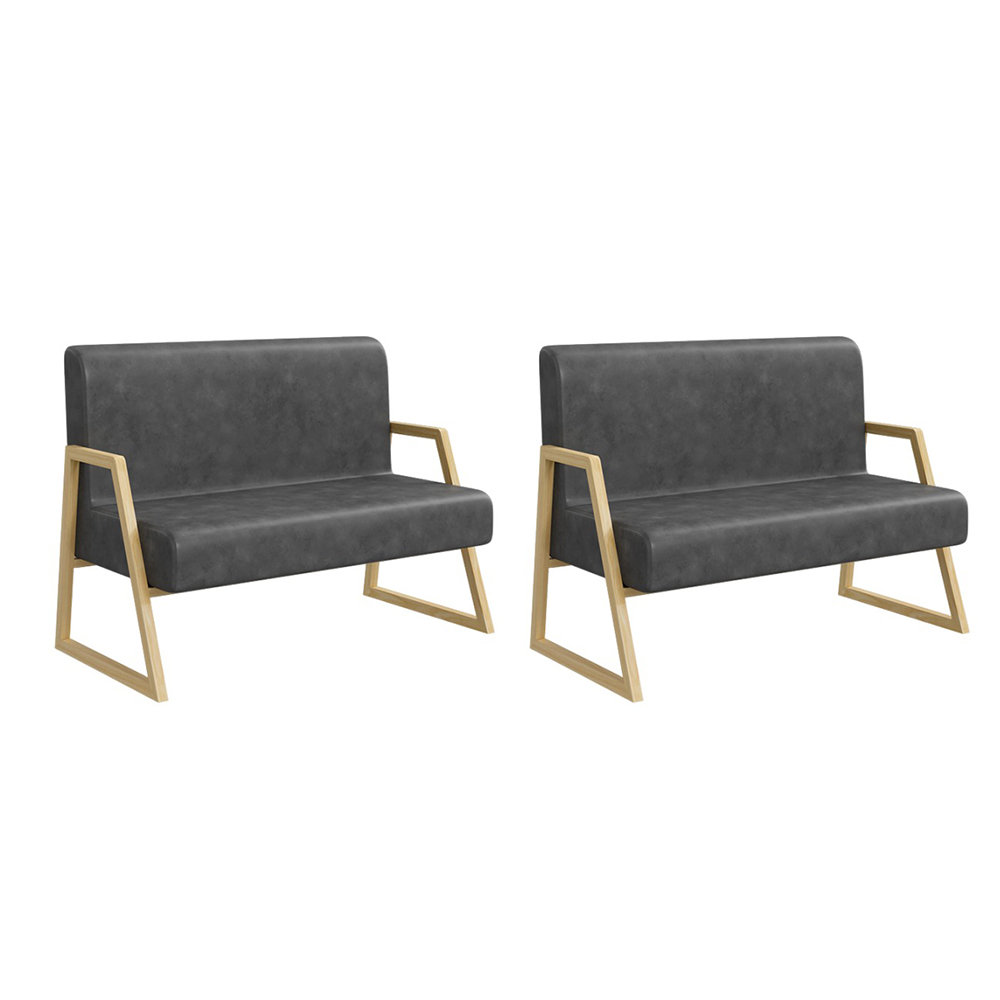 Canadian Linen Restaurant Bar Coffee Shop Modern Bench Faux Leather ...