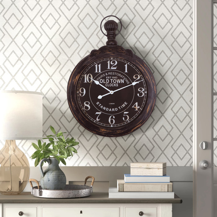 Trent Austin Design® Maness Manufactured Wood Wall Clock & Reviews ...