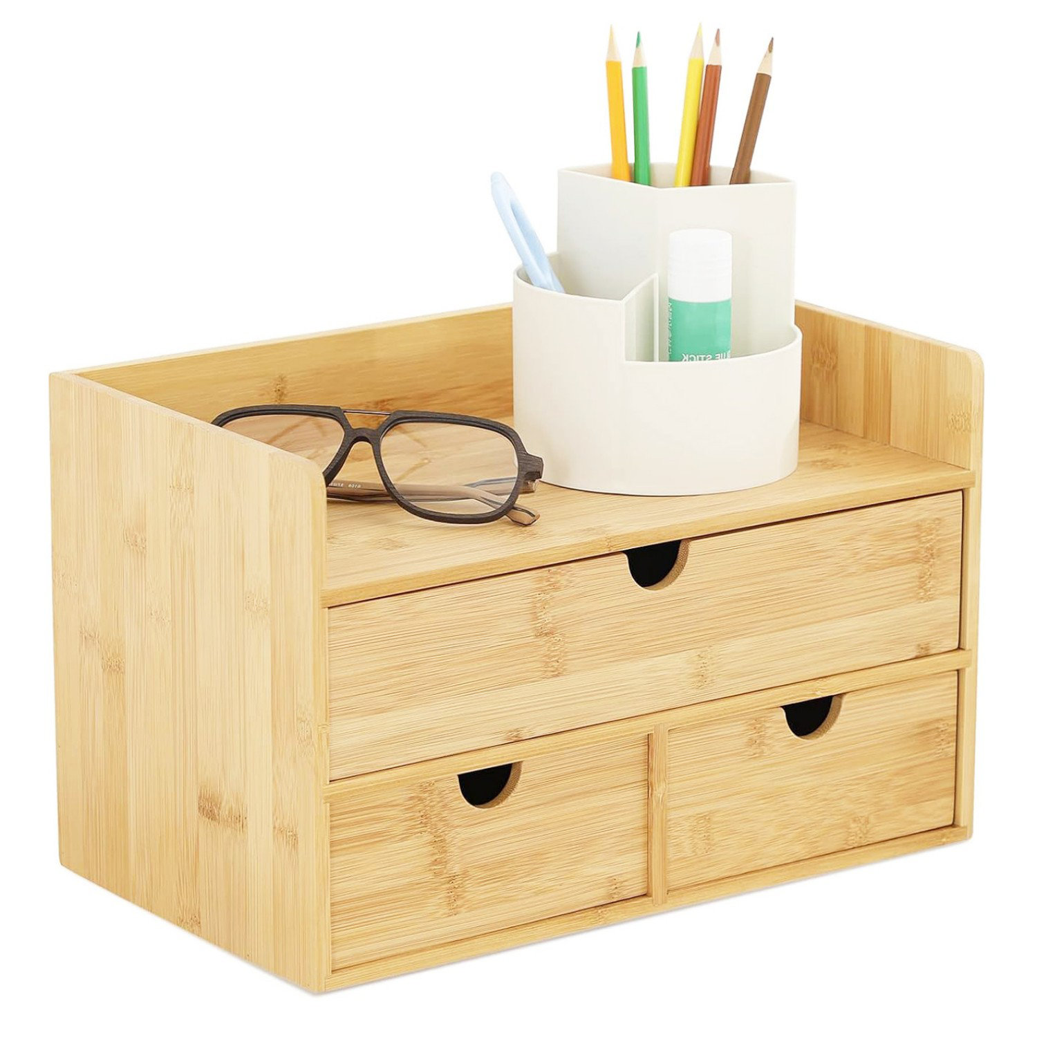 Latitude Run® Mini Desktop Drawer Tabletop Storage Organization Box ...