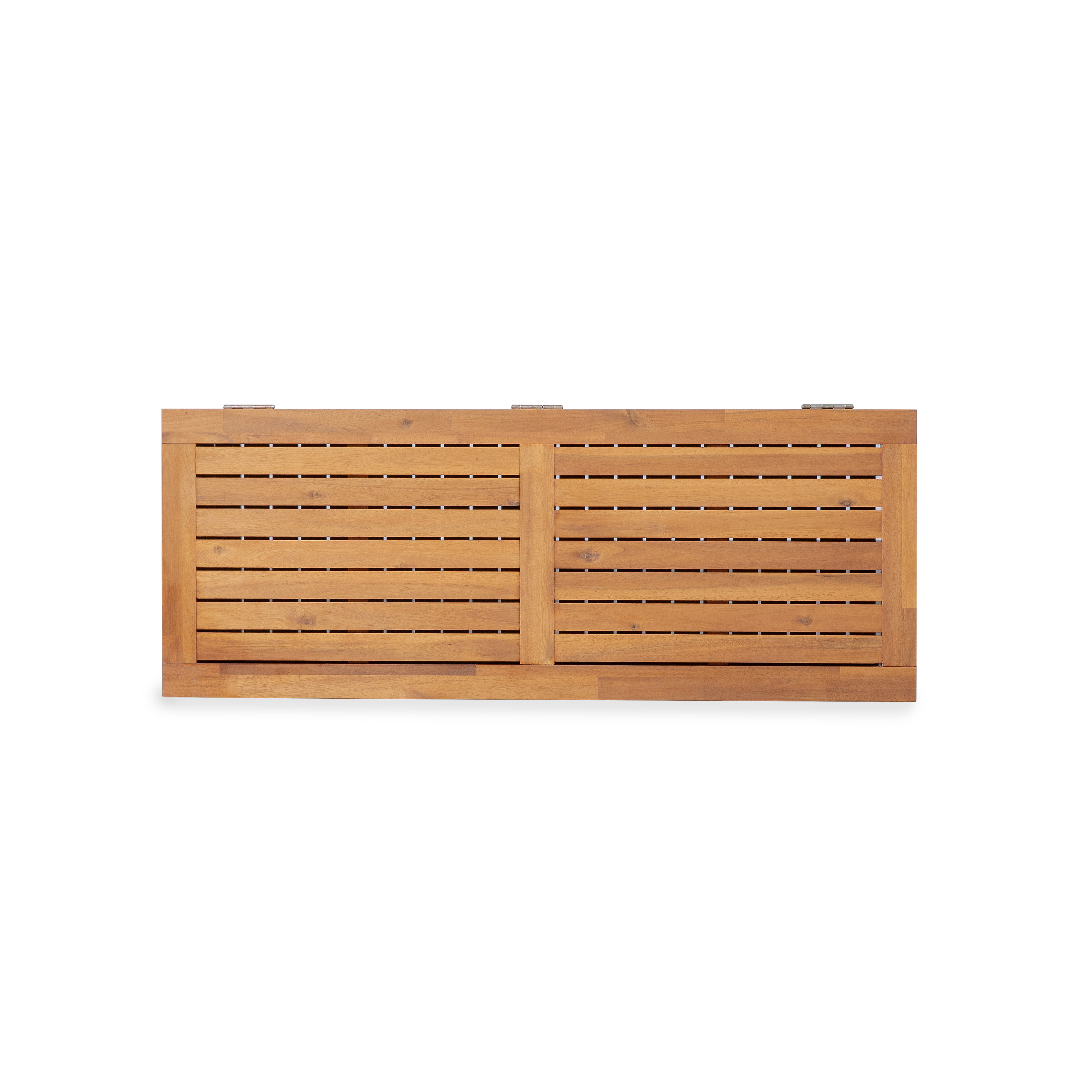 Birch Lane™ Slatted Solid Wood Patio Storage Deck Box | Wayfair