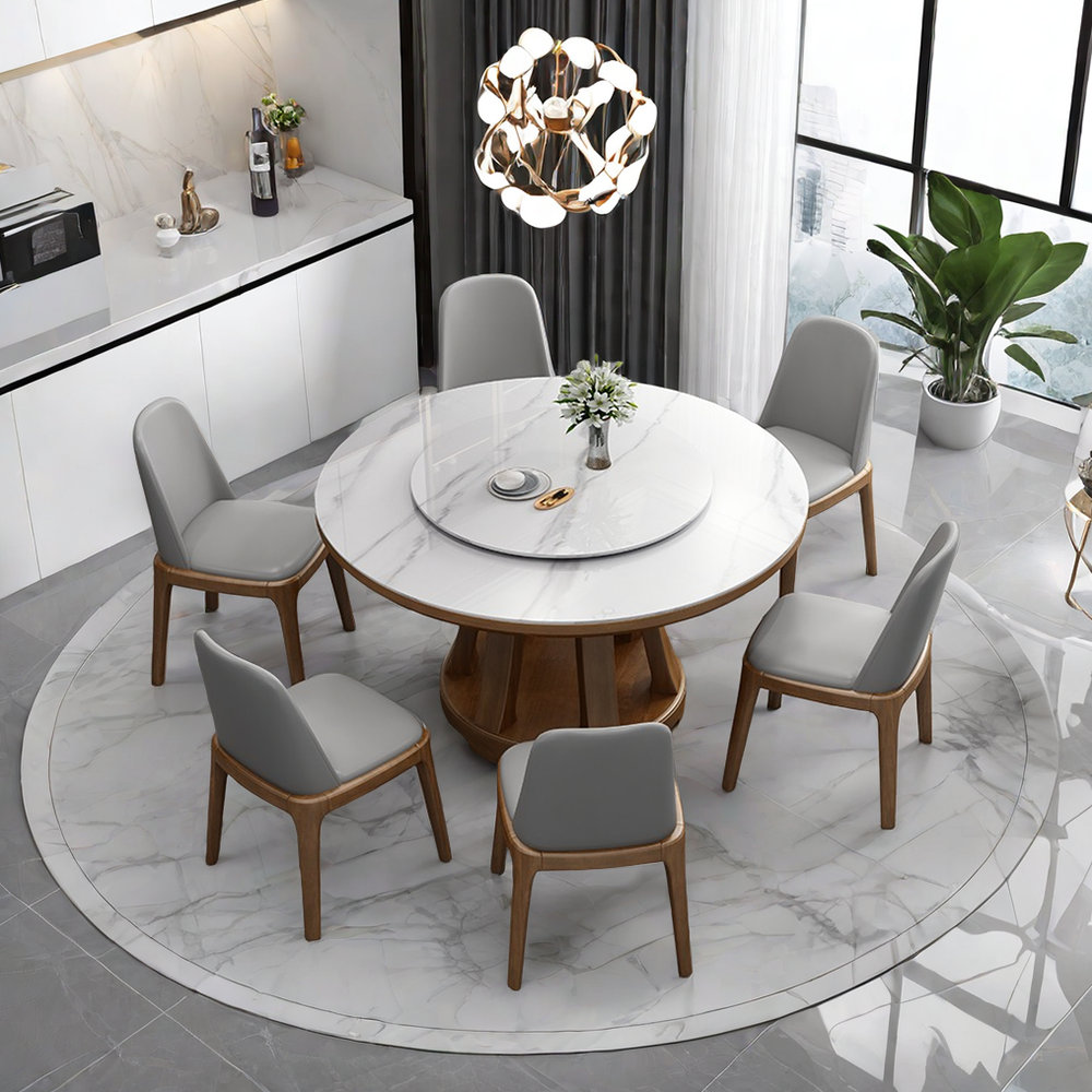 Orren Ellis Eraina Round 51.1'' Dining Set | Wayfair