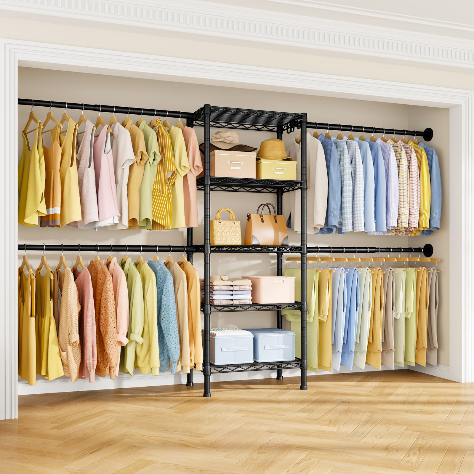 Hokku Designs Wall Mounted Closet System - Wayfair Canada