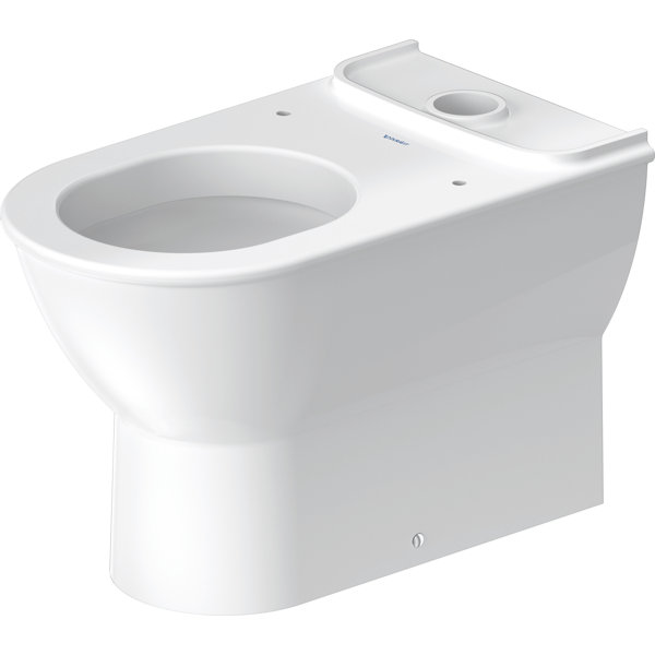 Duravit Darling New 1.6 GPF Elongated Toilet Bowl Only (Seat and Tank ...