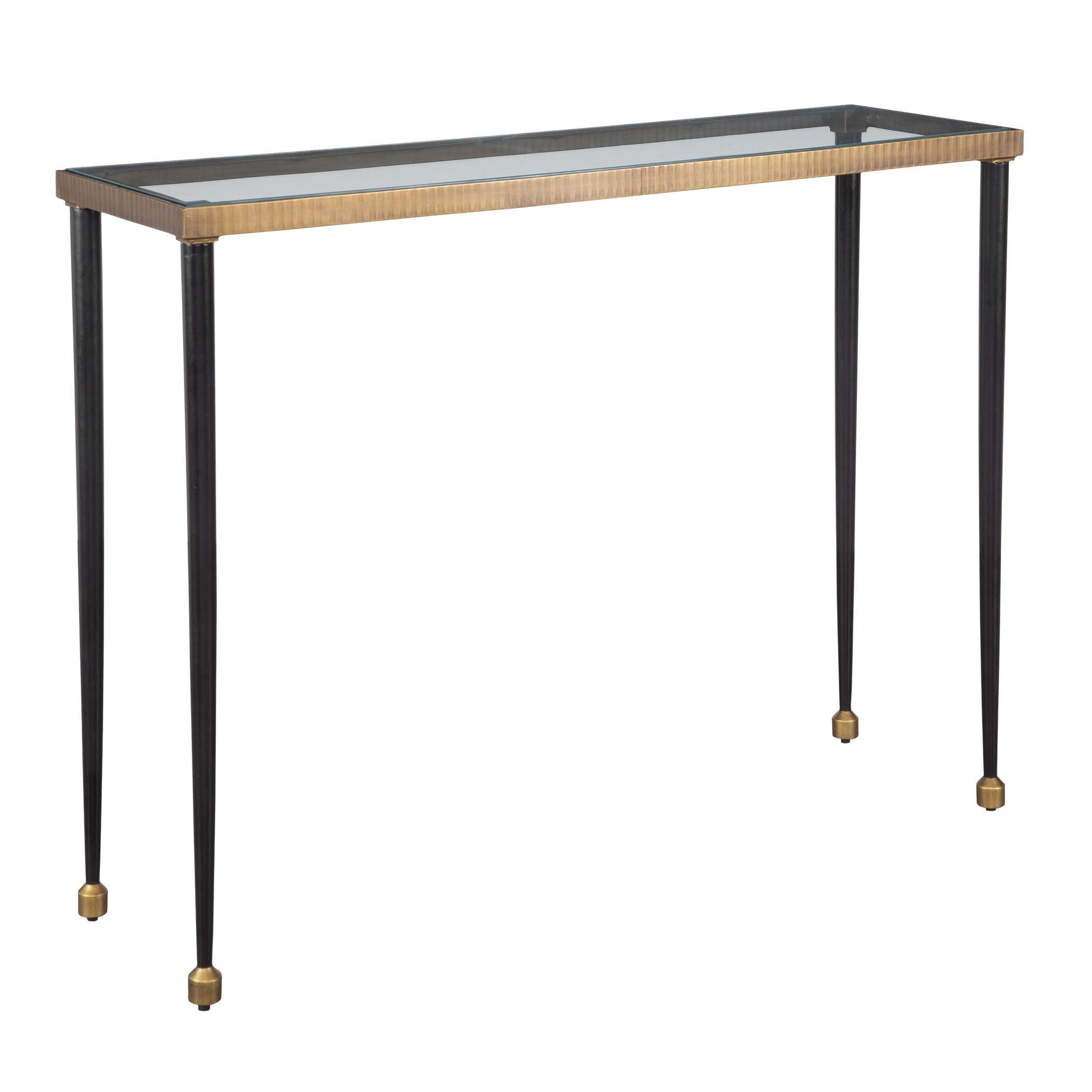 George Oliver Michaele Antique Gold Console Table & Reviews | Wayfair