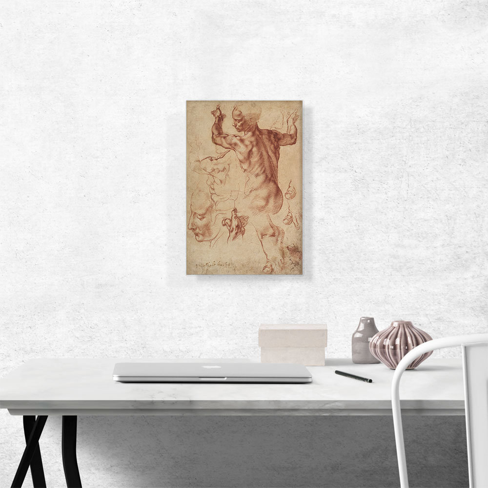 ARTCANVAS Studies For The Libyan Sibyl 1511 Canvas Art Print By ...
