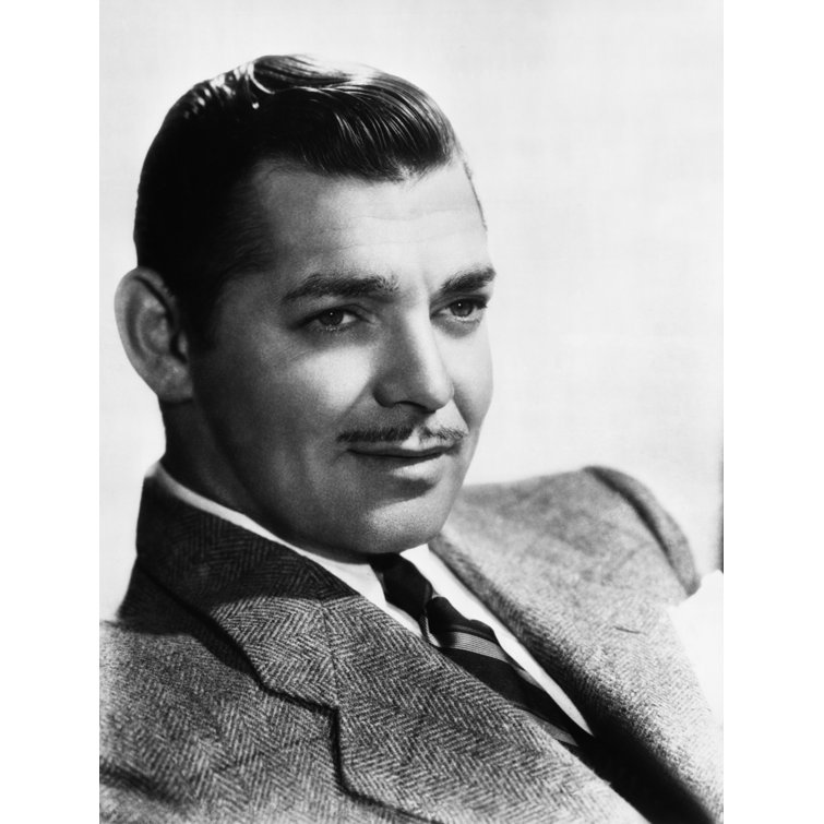 Globe Photos Entertainment Close-up Portrait Of Clark Gable Looking ...