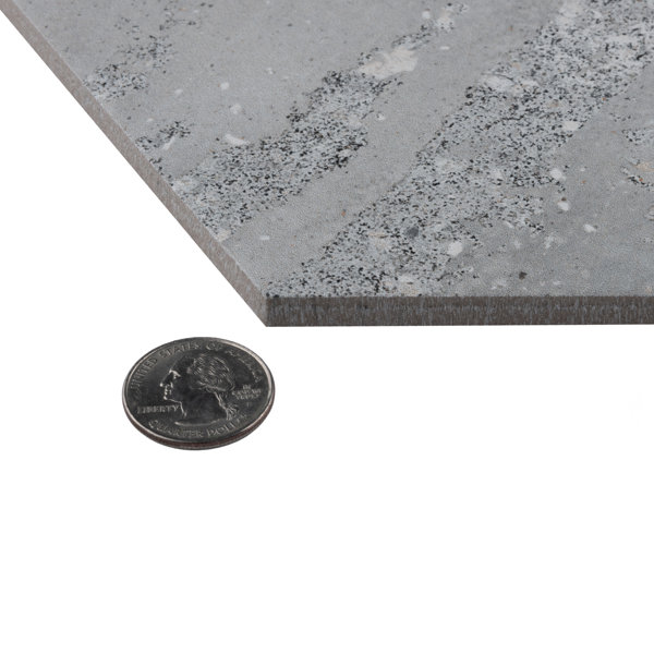 Merola Tile Recycle Hex 8.5" x 10" Porcelain Stone Look Wall & Floor ...