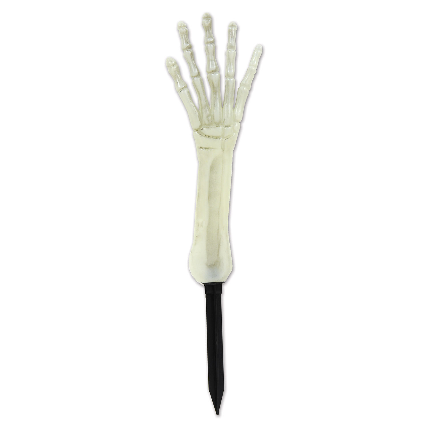 The Holiday Aisle® Halloween Nite-Glo Skeleton Hand Yard Stake | Wayfair