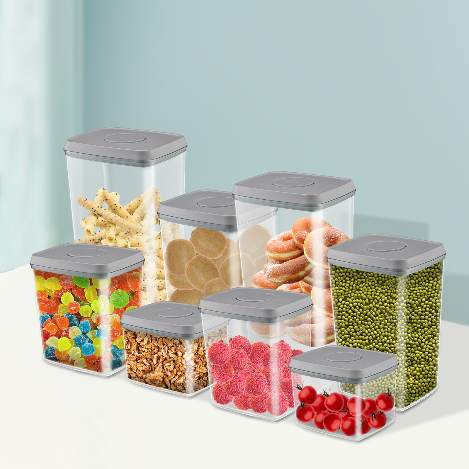 Prep & Savour Abdalah Food Storage Container - Set of 8 | Wayfair