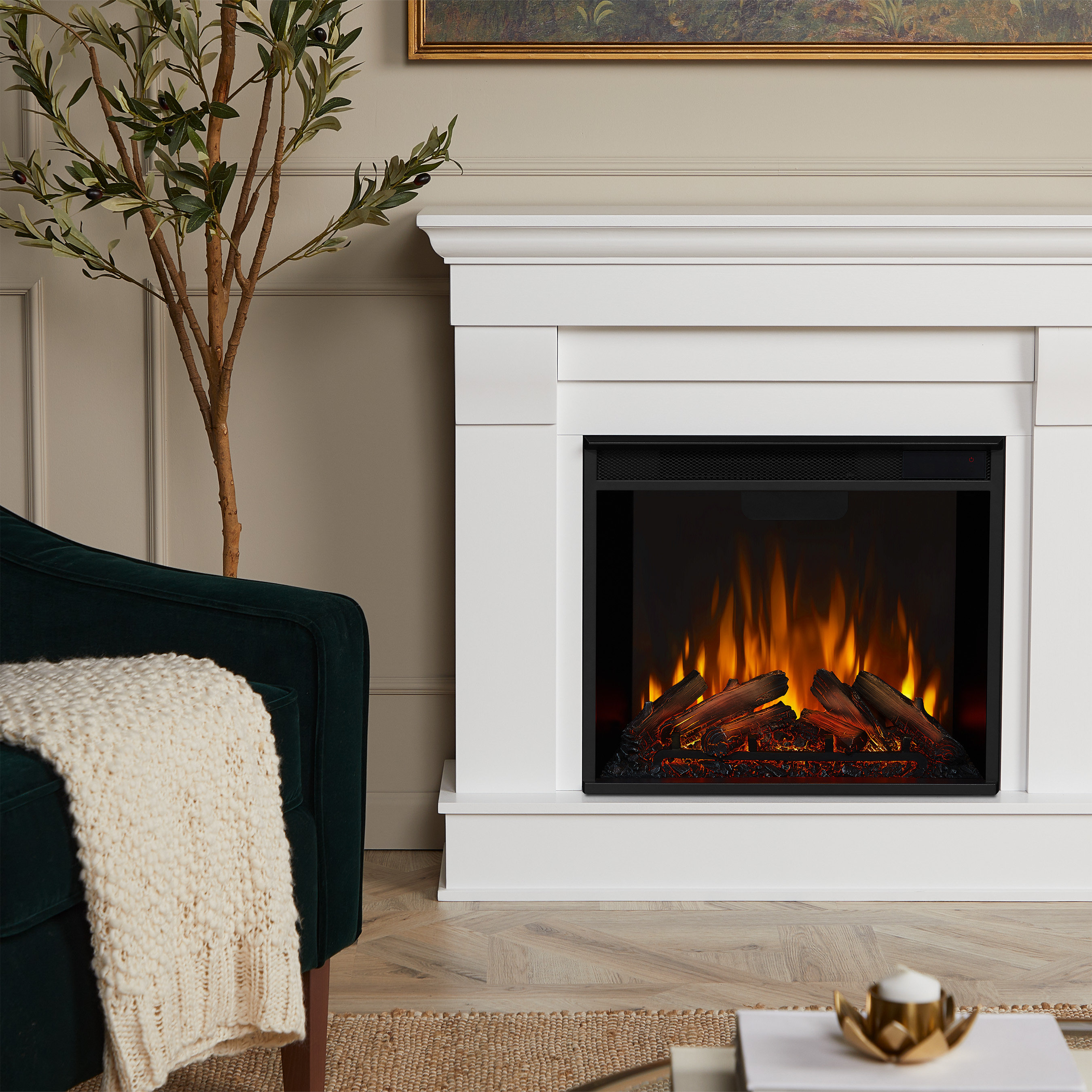 Real Flame Chateau 41" Electric Fireplace by Real Flame & Reviews ...