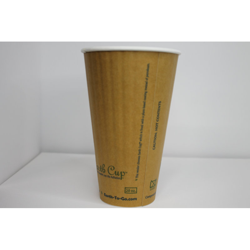 Earth-To-Go Insulated Earth Cup, Compostable | Wayfair