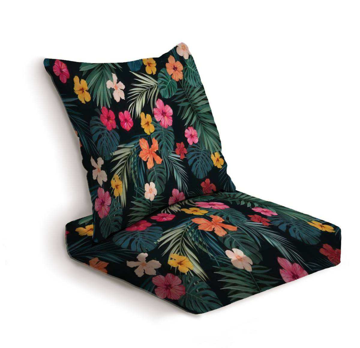 Bayou Breeze Seamless Hand Drawn Tropical With Outdoor/Indoor Deep Seat ...