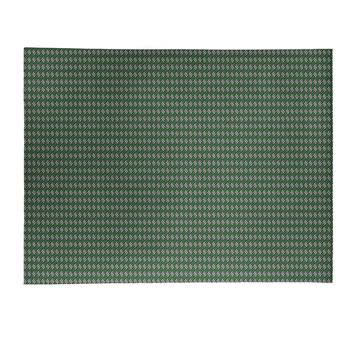 East Urban Home Classic Stripe Diamonds Green/White Area Rug - Wayfair ...