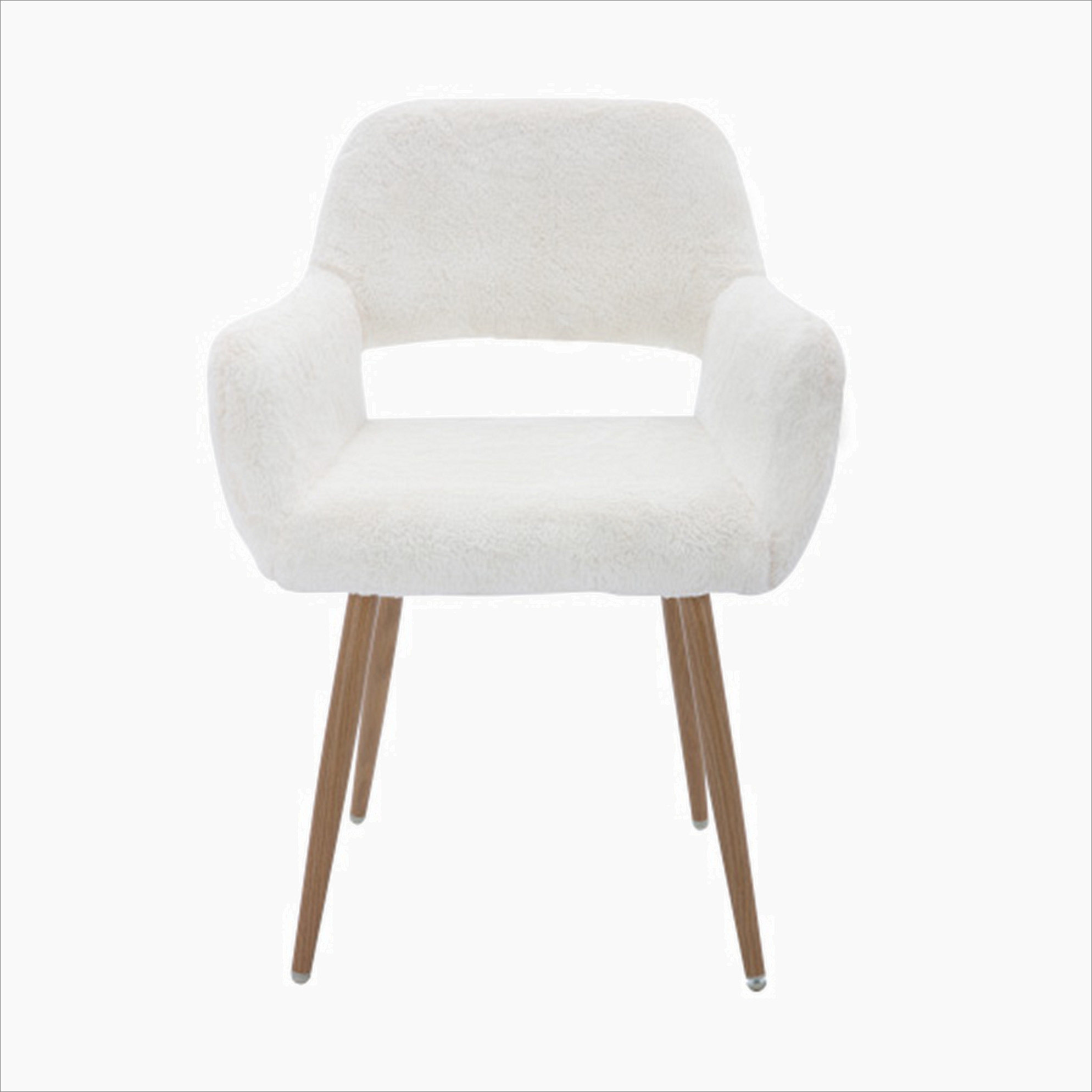 Ophelia & Co. Dining Chairs with Faux Fur | Wayfair