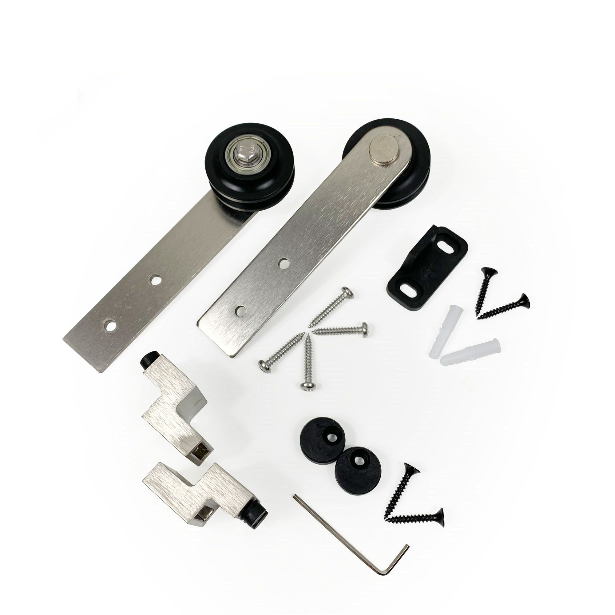 Homacer Mini Brushed Nickel Straight Design Roller Set - Wayfair Canada