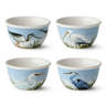 Certified International Coastal Birds Ice Cream Bowls Set of 4 ...