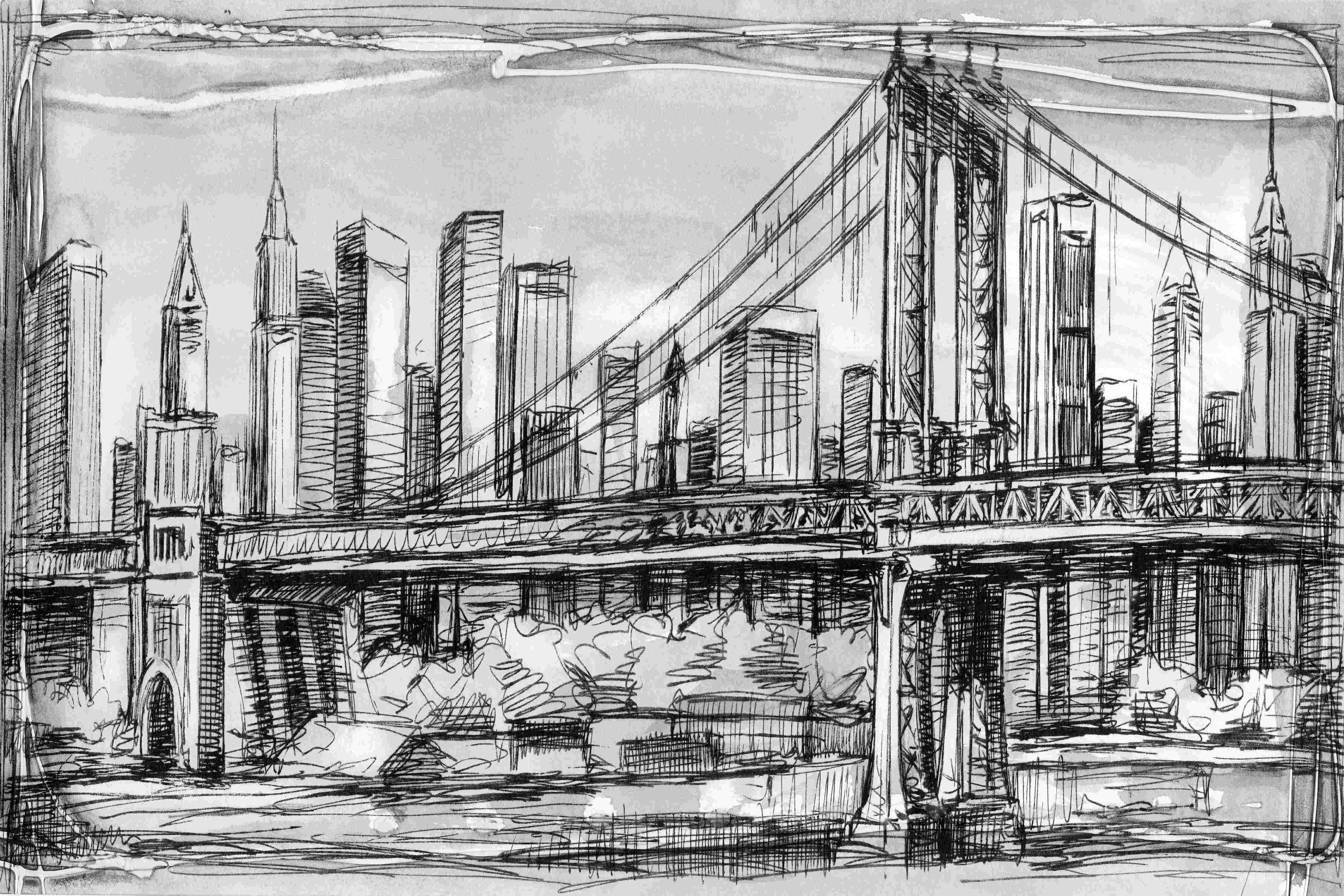 Red Barrel Studio Pen & Ink Cityscape I - Wayfair Canada