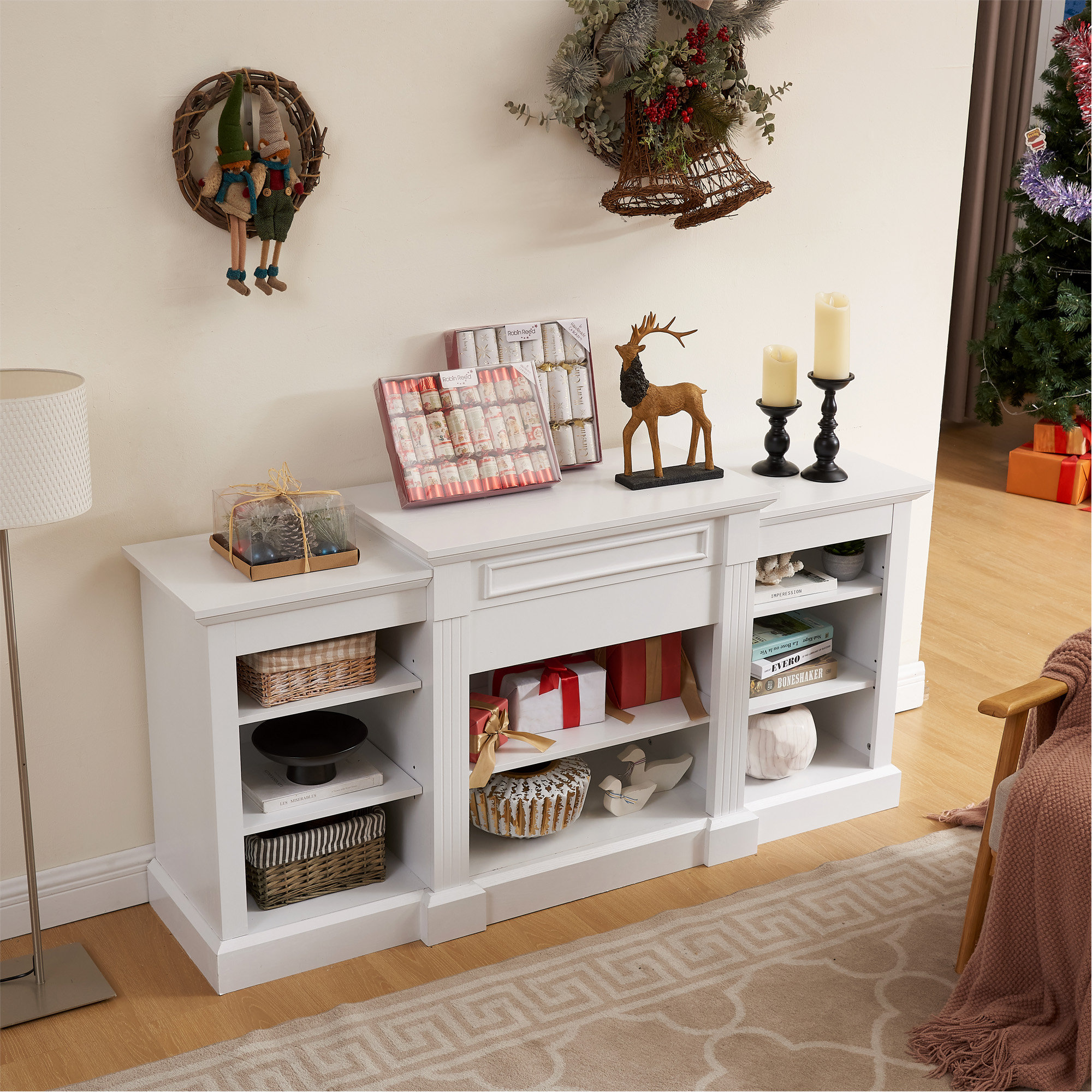 Red Barrel Studio® Versatile Media Console Table With Ample Storage And ...