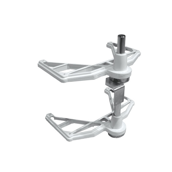 Rev-A-Shelf Polymer Pivot Out Half Moon 2-Shelf Organizer for Blind ...