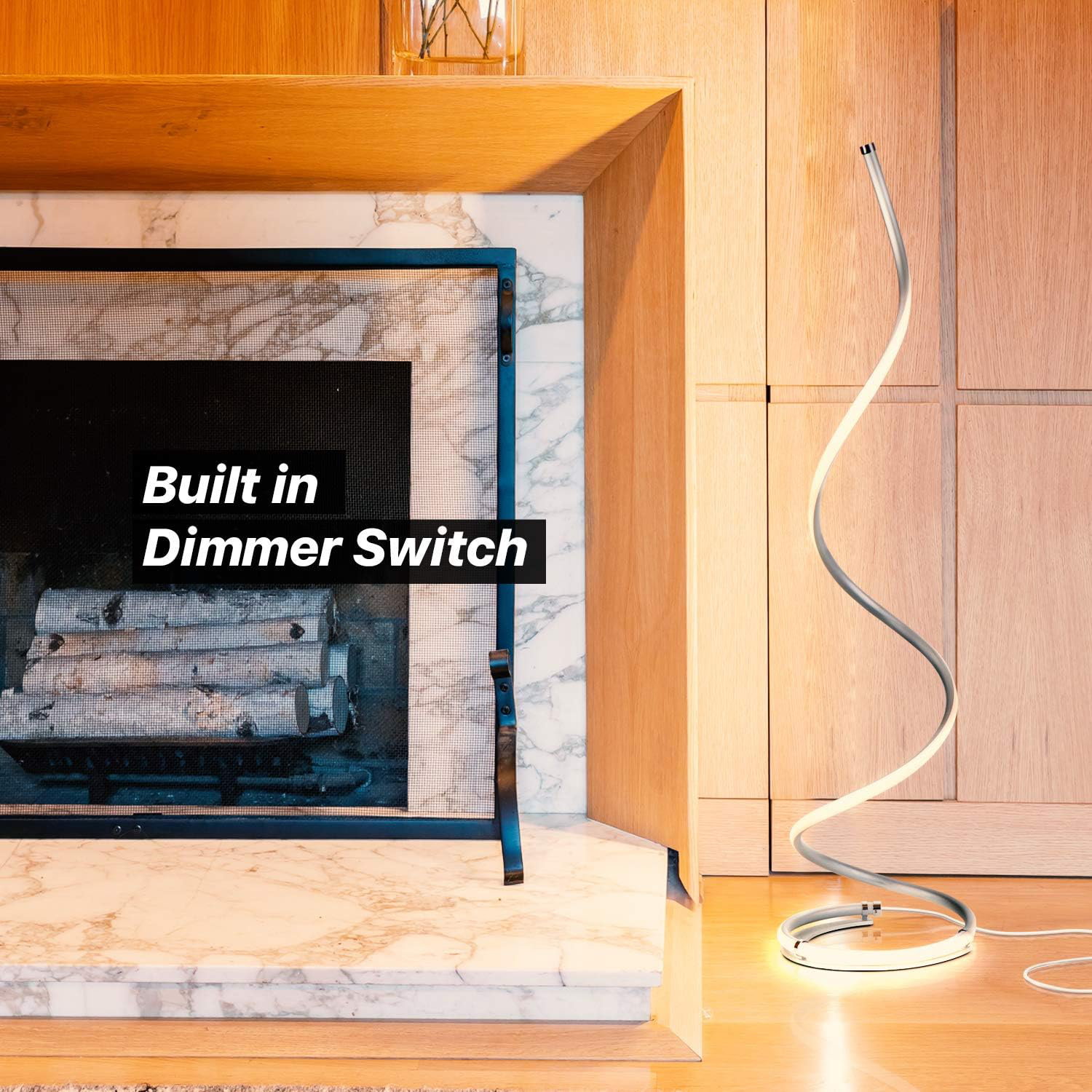 Brayden Studio® Led Floor Lamp For Living Rooms & Offices, 37” Dimmable ...