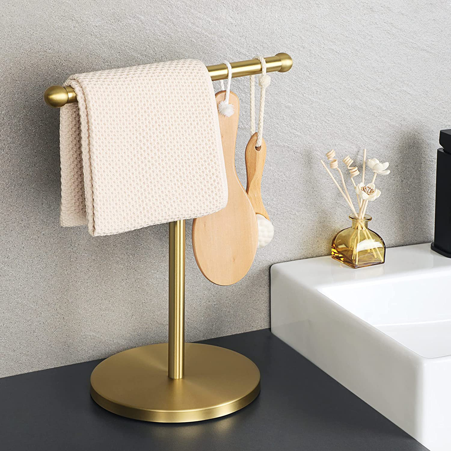 cangbaoge T-shape Hand Towel Stand | Wayfair