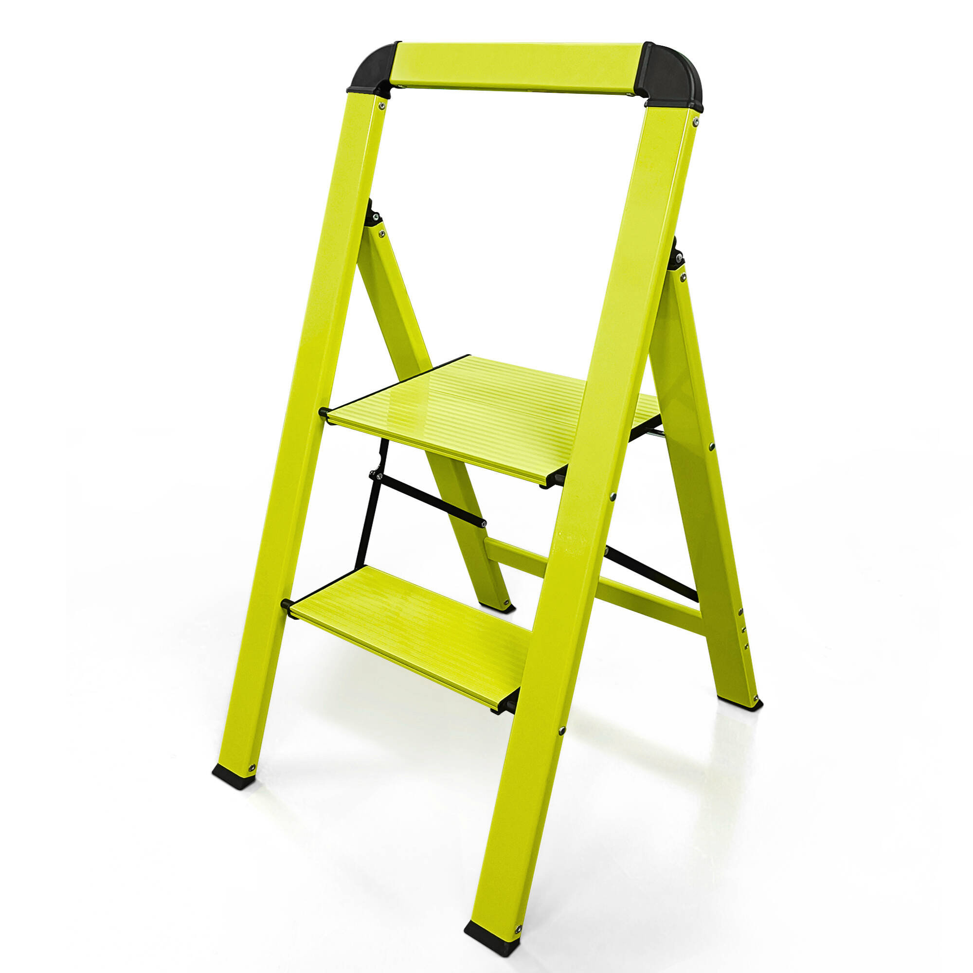 WFX Utility™ Lustig 2 - Step Aluminum Lightweight Folding Step Stool ...