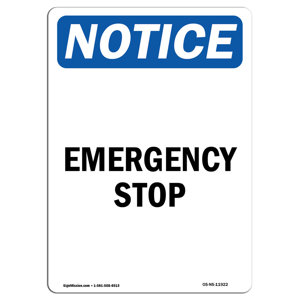 SignMission Emergency Stop Sign | Wayfair