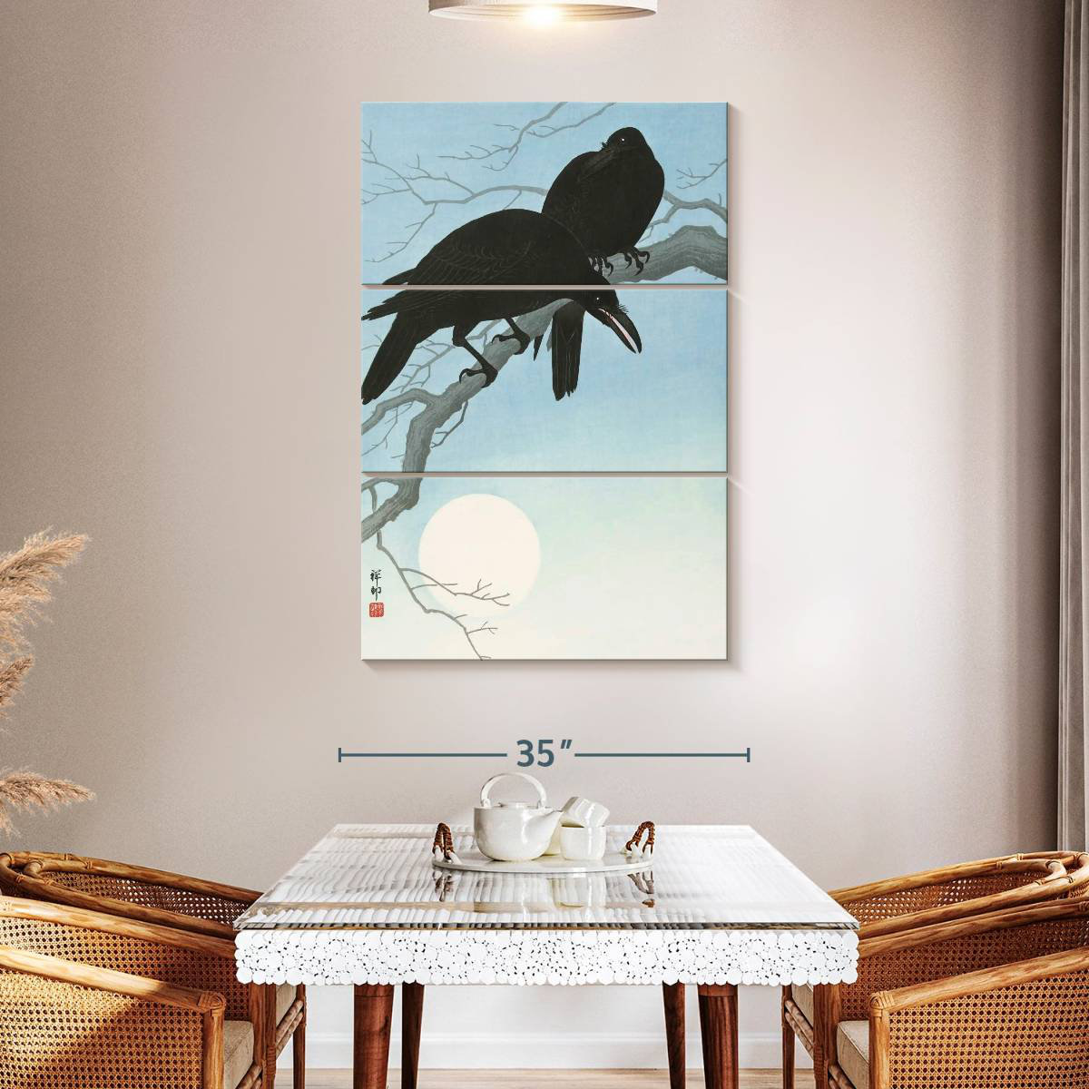 Ebern Designs Brampt Crows In Moonlight - Wayfair Canada