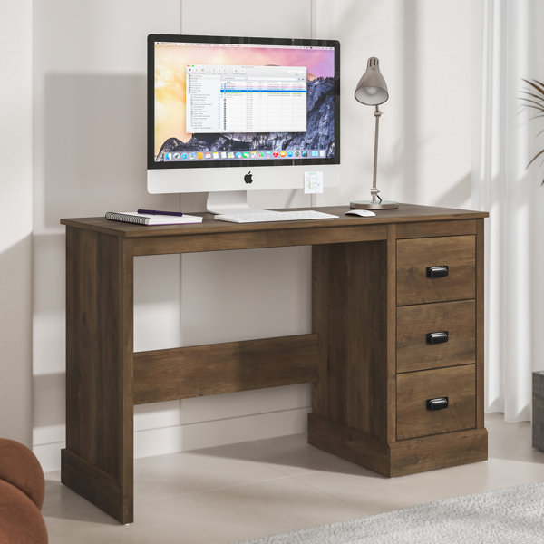 Marlow Home Co. Bristol 3 Drawer Study Desk & Reviews | Wayfair.co.uk