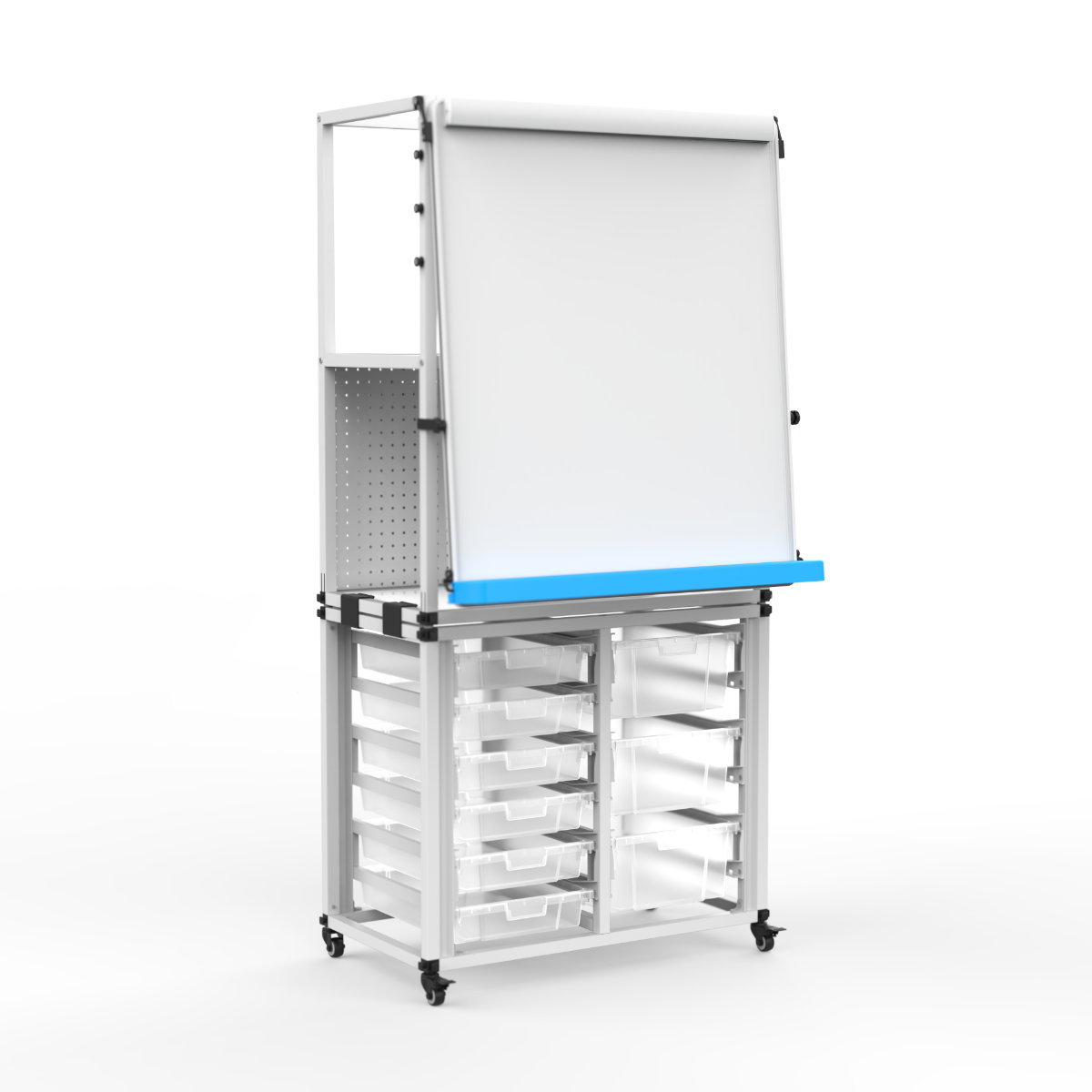 Luxor Modular 9 Compartment Teacher Cart with Bins | Wayfair